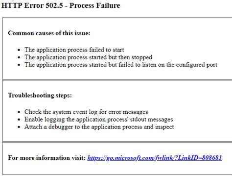 C Creating New Blazor Application Throws An Error When Run Stack