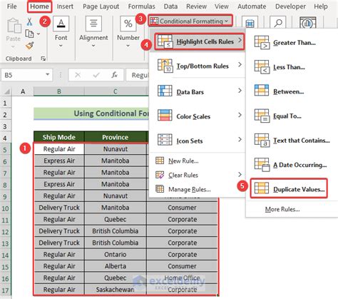 how to filter duplicates in excel 7 suitable ways exceldemy