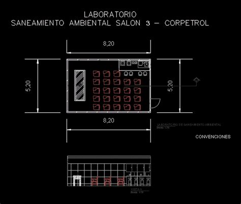 Education Laboratory DWG Block For AutoCAD Designs CAD