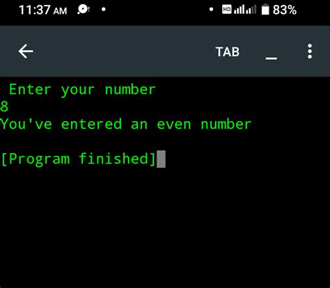C Program To Check If A Number Is Even Or Odd