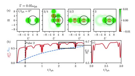 A Snapshots Of The Wigner Functions Dynamics After The Second Pulse