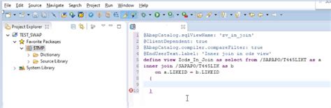 How To Create Abap Cds View With Inner Join On Hana Cds View Using Inner Join In Sap Abap