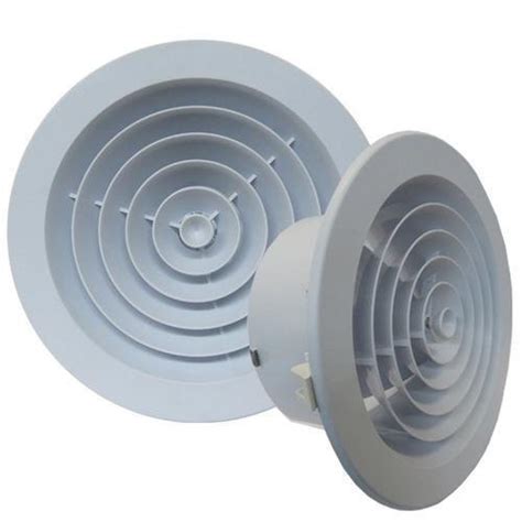 Aluminium Powder Coated Round Ceiling Diffuser For Industrial Purpose Home Shape Circular