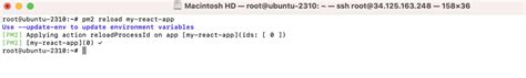 how to deploy a react app using pm2 on ubuntu server 23 10 devtutorial