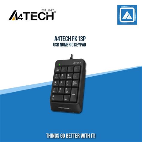 a4tech fk13p usb numeric keypad bluearm computer store