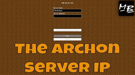 Minecraft The Archon Server Ip Youtube