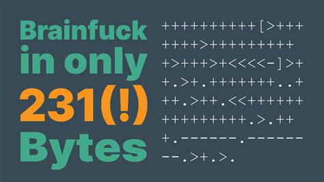 Brainfuck In Only 231 Bytes