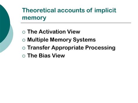 PPT Implicit Memory PowerPoint Presentation Free Download ID 389774