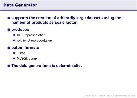 Christian Bizer Andreas Schultz Freie Universität Berlin Ppt Download