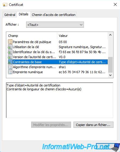 Publish Crls Accessible Via The Web On An Authority On Windows