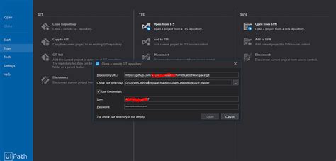 Connecting Git In Uipath Configuration Error Help Uipath Community Forum