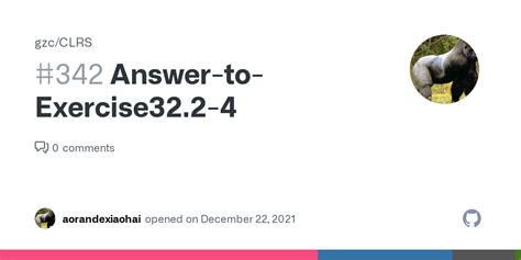 Answer To Exercise32 2 4 Issue 342 Gzc CLRS GitHub