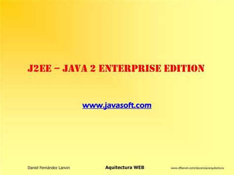 ppt j2ee java 2 enterprise edition powerpoint presentation free