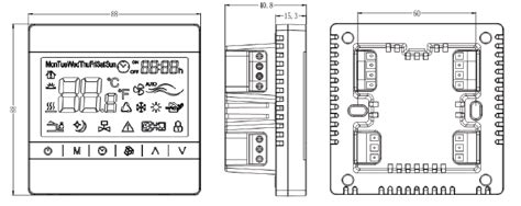 Johnson Control T8600 Modbus Touch Screen Thermostat User Manual