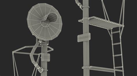 Railroad Signal Single 3d Model 28 3ds Blend C4d Fbx Max Ma Lxo Obj Free3d