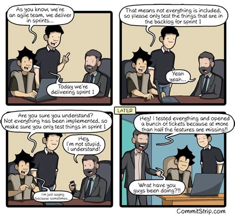The Sprint Is The Sprint CommitStrip