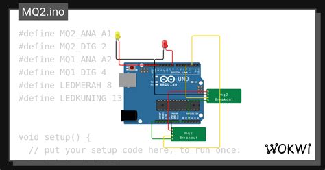 Mq2 Gas Sensor Copy Wokwi Esp32 Stm32 Arduino Simulator