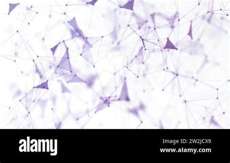Plexus Fantasy Abstract Technology And Engineering Background With Original Organic Motion On