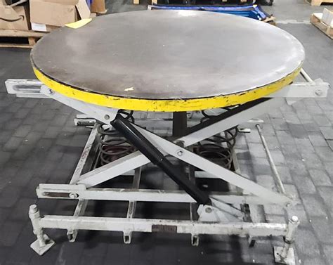 Used Pallet Pal Spring Loaded Pallet Leveler 44 Diameter Platform For Sale At Lemke Machine