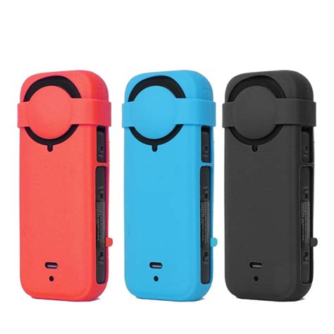For Insta X Silicone Protective Case With Lens Cover Blue Alexnld Com