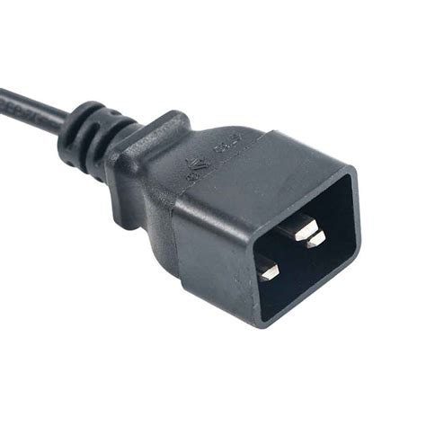 C19 To C20 Extension Cord 16a Power Extension Cord 2 Meters For Pdu Server Power