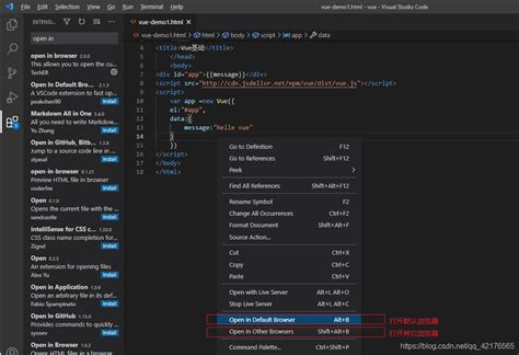 Vscode如何打开htmlvscode使用 Avloni Csdn博客