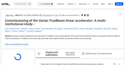 Commissioning Of The Varian Truebeam Linear Accelerator A Multi