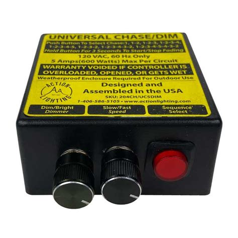 1 5 circuit universal chase controller with dimming and fading