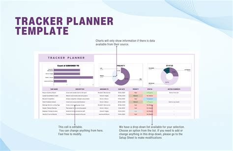 Tracker Planner Template In Excel Google Sheets Download Template Net