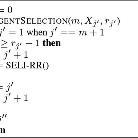algorithm 1 seli scheme algorithm download scientific diagram