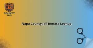 Napa County Jail Inmate Lookup