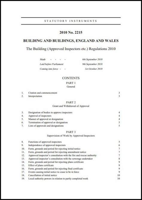 Building Regulations Statutory Guidance LABC