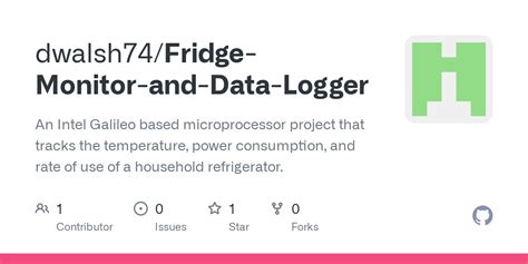 Github Dwalsh74fridge Monitor And Data Logger An Intel Galileo Based Microprocessor Project