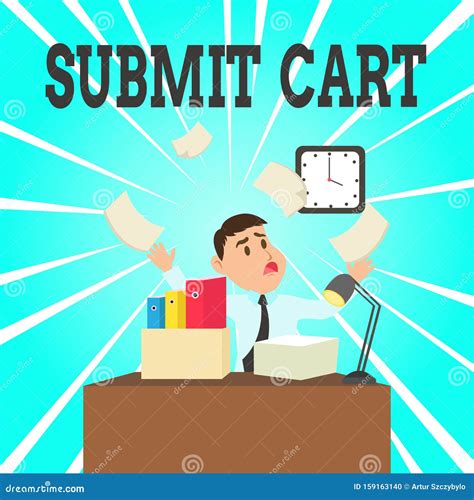 Text Sign Showing Submit Cart Conceptual Photo Sending Shopping List