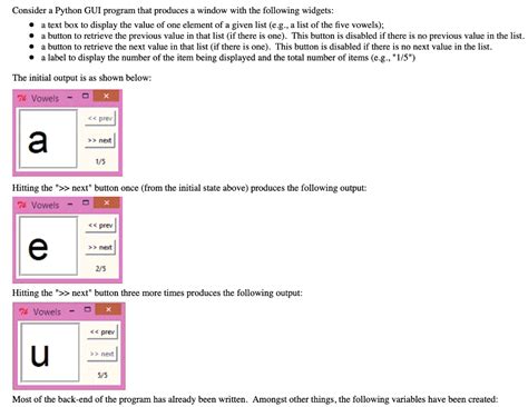 Solved Consider A Python GUI Program That Produces A Window Chegg