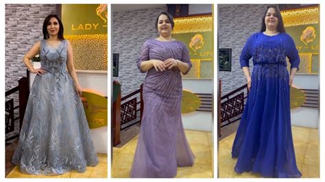 فساتين سهرة للأجسام الممتلئة 2023فساتين سواريه 2023 Youtube