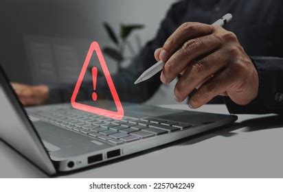 Warning Sign Computer Stock Photos Images Photography Shutterstock
