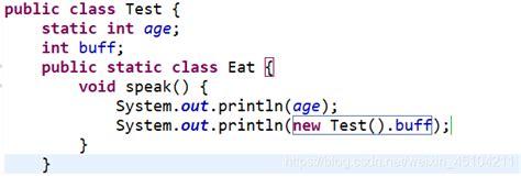 Java中的静态类和非静态类静态和非静态的区别java Csdn博客