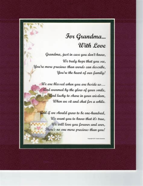 Grandma Poem Grandma T Grandma Present Grandma Birthday Grandma