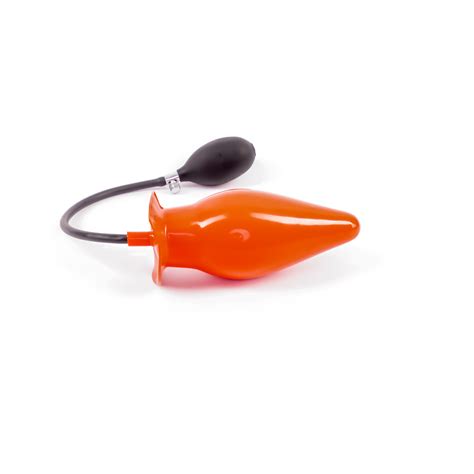 Rubberfashion Latex Butt Plug Aufblasbar XXL Aufblasbarer Analplug Mit ...