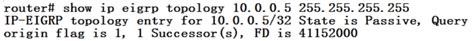 Refer To The Exhibit Given The Output From The Show Ip Eigrp Topology Command Which Router Is