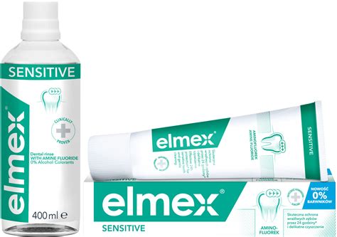 Набір Зубна паста Elmex Sensitive з амінфторидом 75мл + Ополіскувач для ...