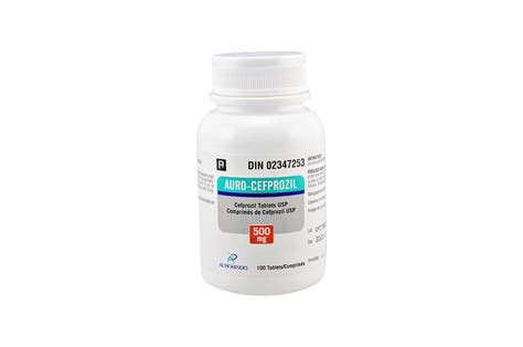 Auro Cefprozil 500mg 100 Btl Auro Pharma Canada