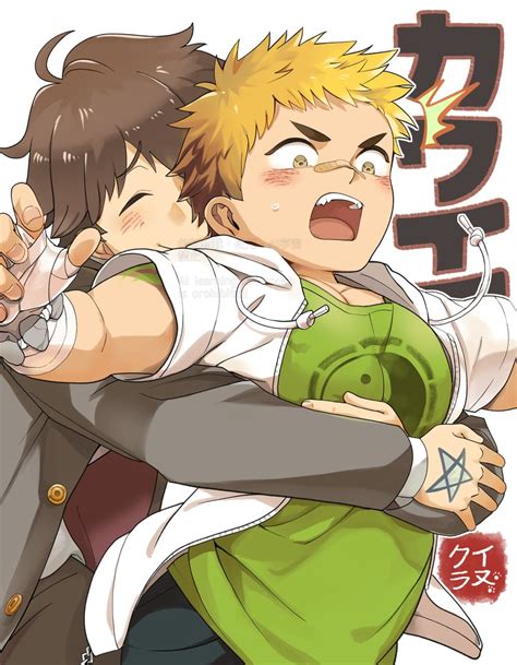 Protagonist And Ooki Ikutoshi Tokyo Afterbabe Summoners Drawn By Inukura Danbooru
