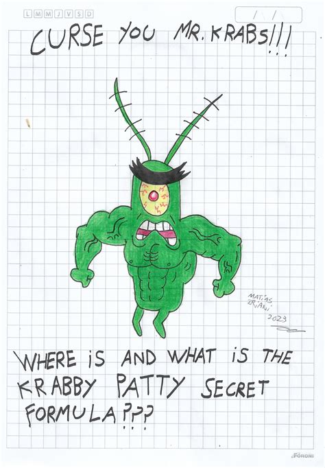 Plankton Angry By Matiriani28 On Deviantart