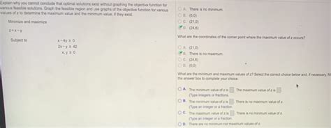 Solved Solve The Inear Programming Problem Select The