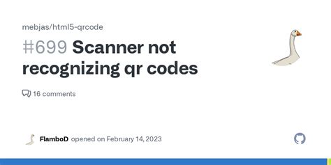 Scanner Not Recognizing Qr Codes · Issue 699 · Mebjashtml5 Qrcode