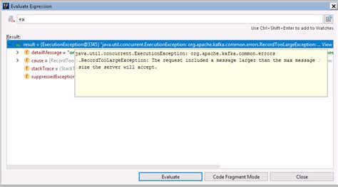 Kafka Message Size Issue Record Too Long To Send Alternate Stack