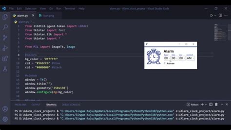 Python Project Build Alarm Clock Using Python Part 1 Youtube
