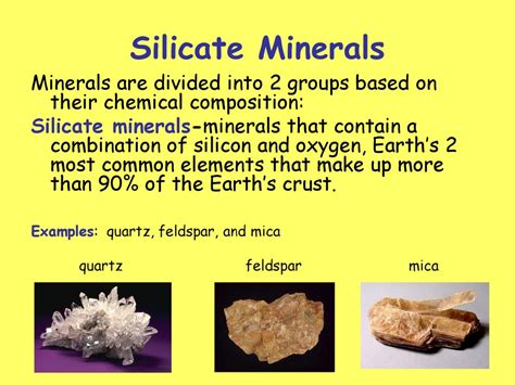Chapter 13 Minerals Of The Earths Crust Ppt Download